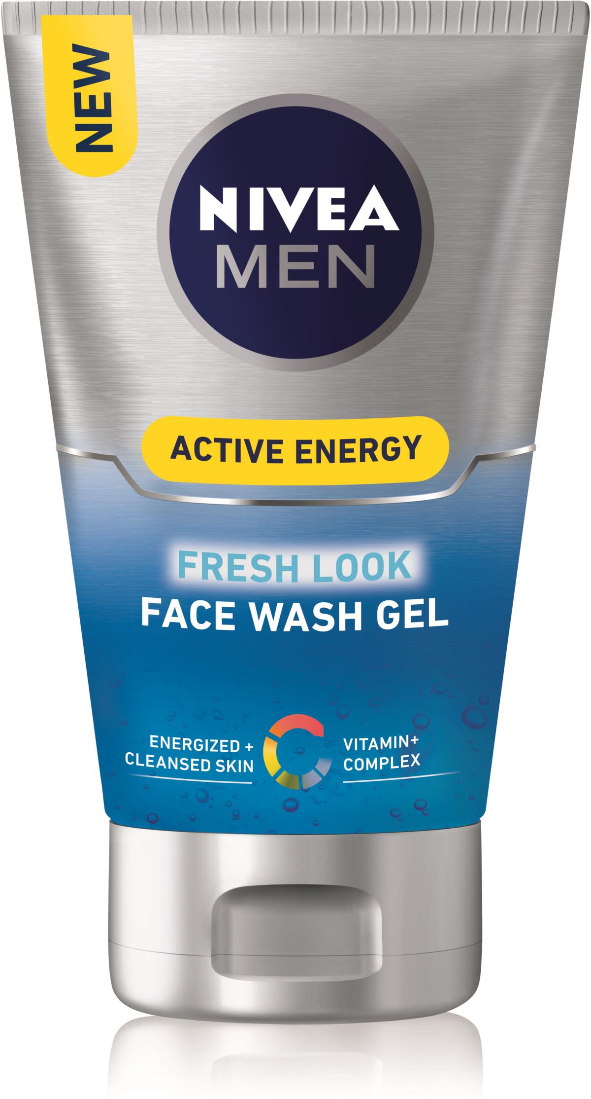 Nivea For Men Skin Energy Facial Cleanser 100 Ml