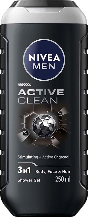 Nivea Men Active Clean Shower Gel 250 Ml