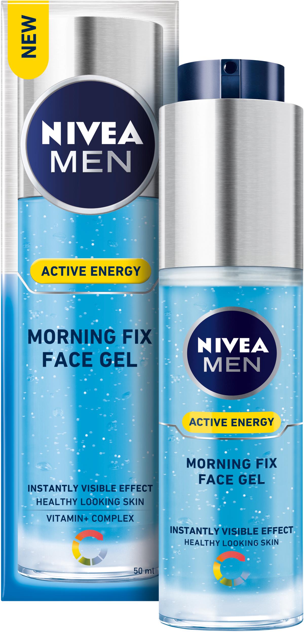 NIVEA Men Active Energy Morning Fix Face Gel 50 ml | lyko.com NIVEA Men Active Energy Morning Fix Face Gel 50 ml | lyko.com