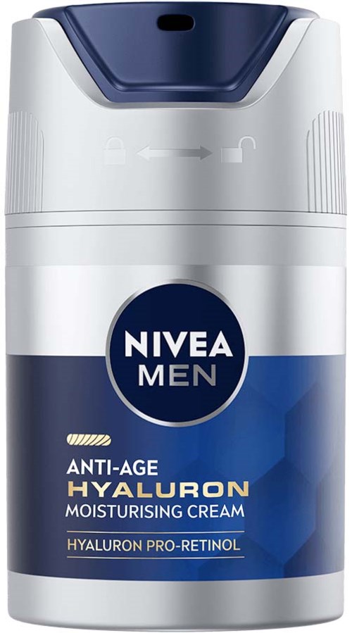 NIVEA For Men Anti-Age Hyaluron Face Moisturising Cream SPF 15 50 ml ...