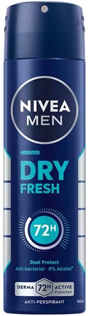 NIVEA MEN Dry Fresh Spray 150 ml | lyko.com
