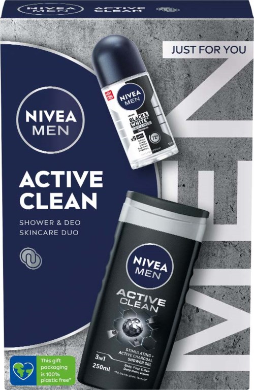 NIVEA MEN Giftpack Active Clean | lyko.com
