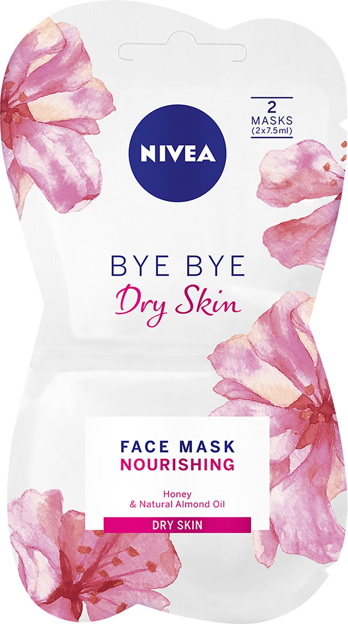 NIVEA Ansiktsmask Byebye Dry Skin Nourishing Face Mask 15 ml | lyko.com