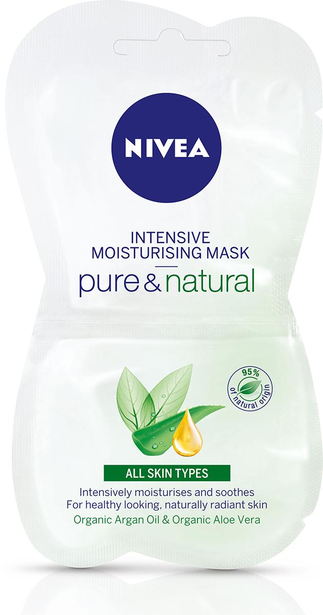 NIVEA Pure&Natural Intensive Moisturising Mask 15 ml | lyko.com