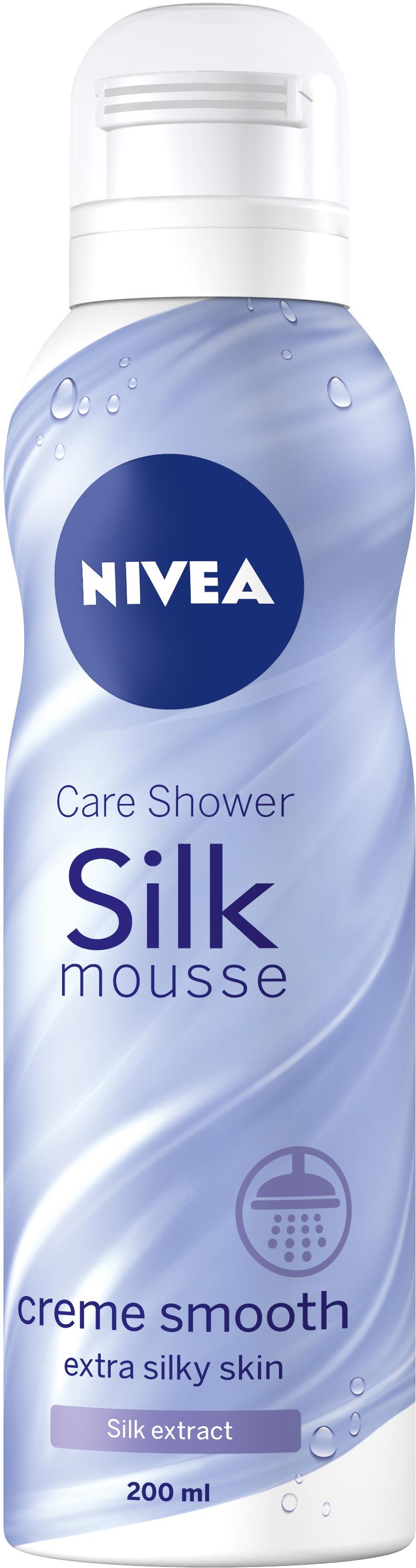 NIVEA Shower Silk Mousse Smooth 200 ml | lyko.com