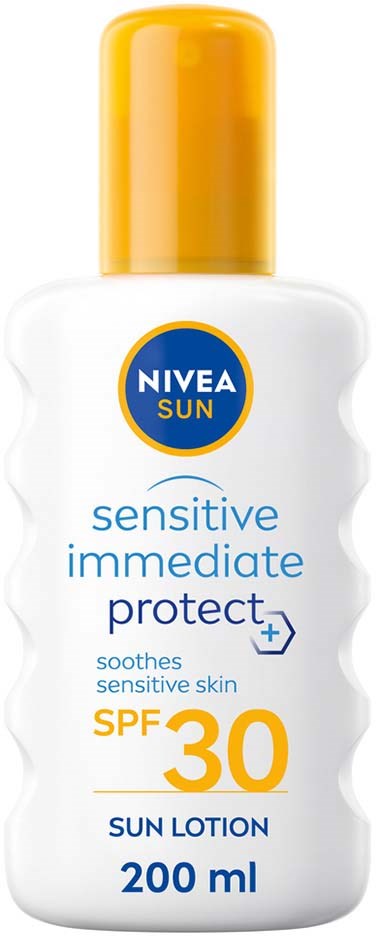 NIVEA SUN Sensitive Immediate Protect Soothing Sun Lotion SPF30 200 ml ...