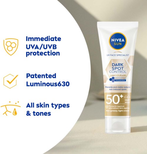 NIVEA SUN UV Face Luminous630 Dark Spot Control SPF50+ 40 ml | lyko.com