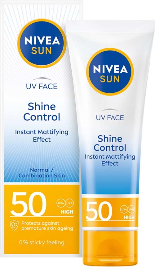 NIVEA SUN UV Face Shine Control Cream SPF 50 50 ml | lyko.com