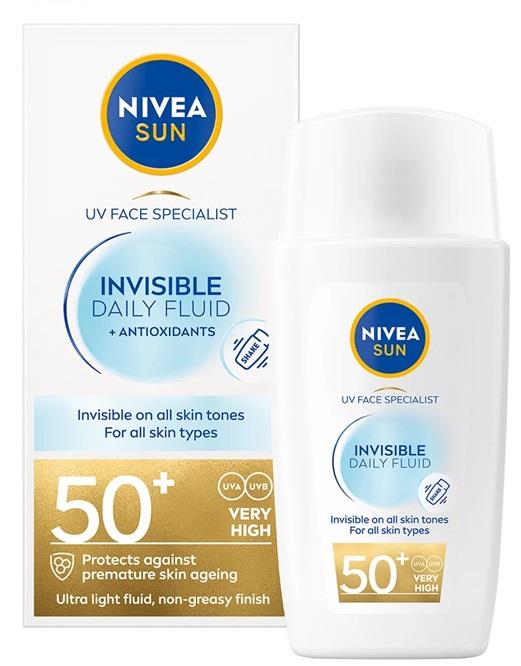 NIVEA SUN UV Face Specialist Invisible Fluid SPF50+ 40 ml | lyko.com