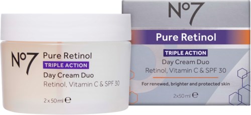 No7 Pure Retinol Day Cream Duo 100 ml | lyko.com