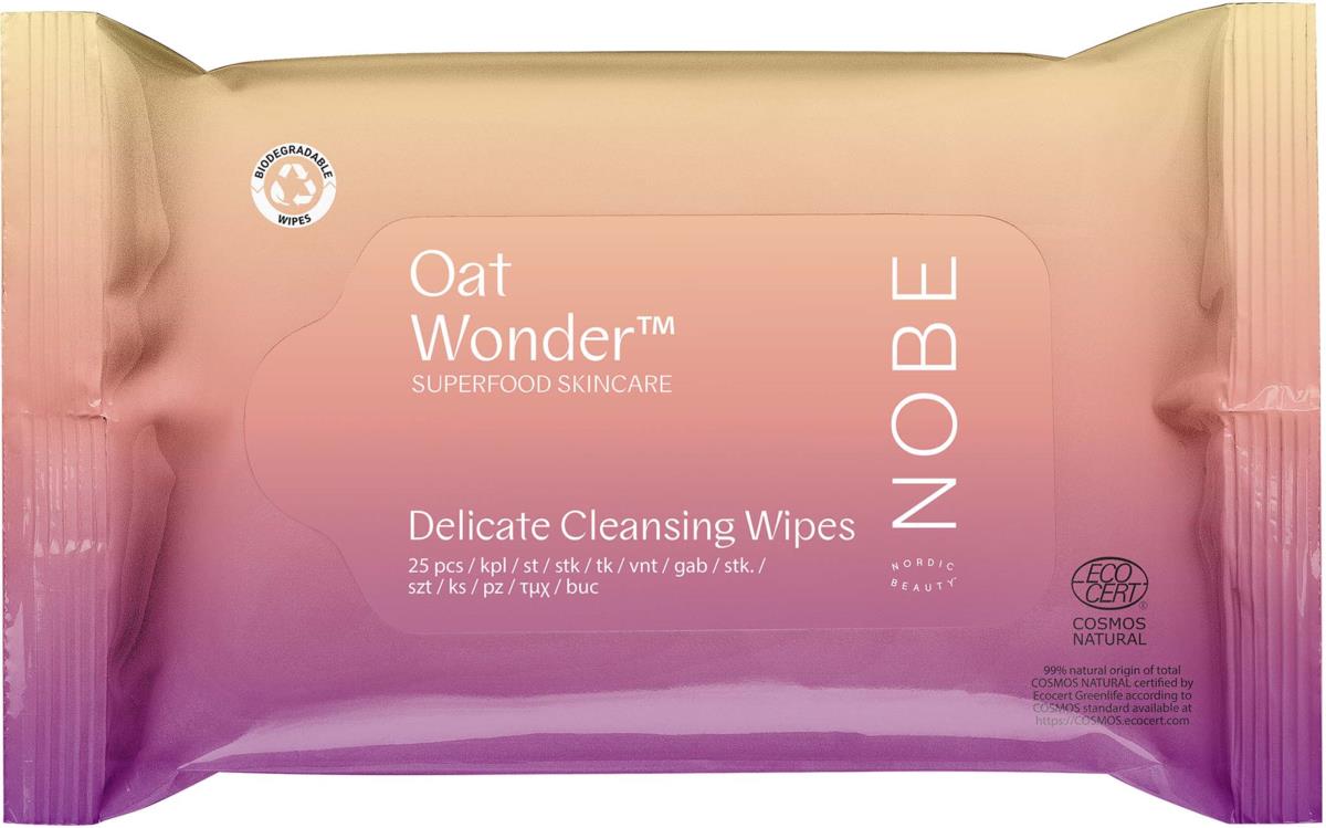NOBE Oat Wonder™ Delicate Cleansing Wipes 25 stk | lyko.com
