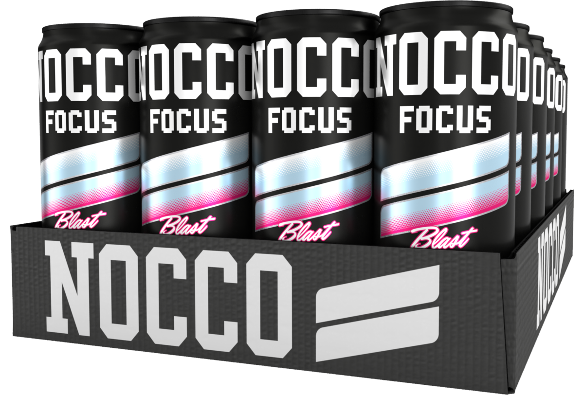 NOCCO Fokus Fokus Raspberry Blast 24-Pack | lyko.com