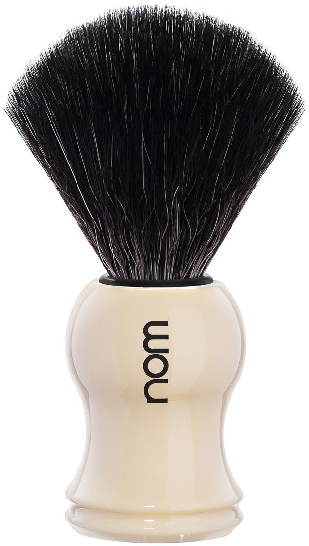 NOM GUSTAV Shaving Brush Black Fibre Creme | lyko.com