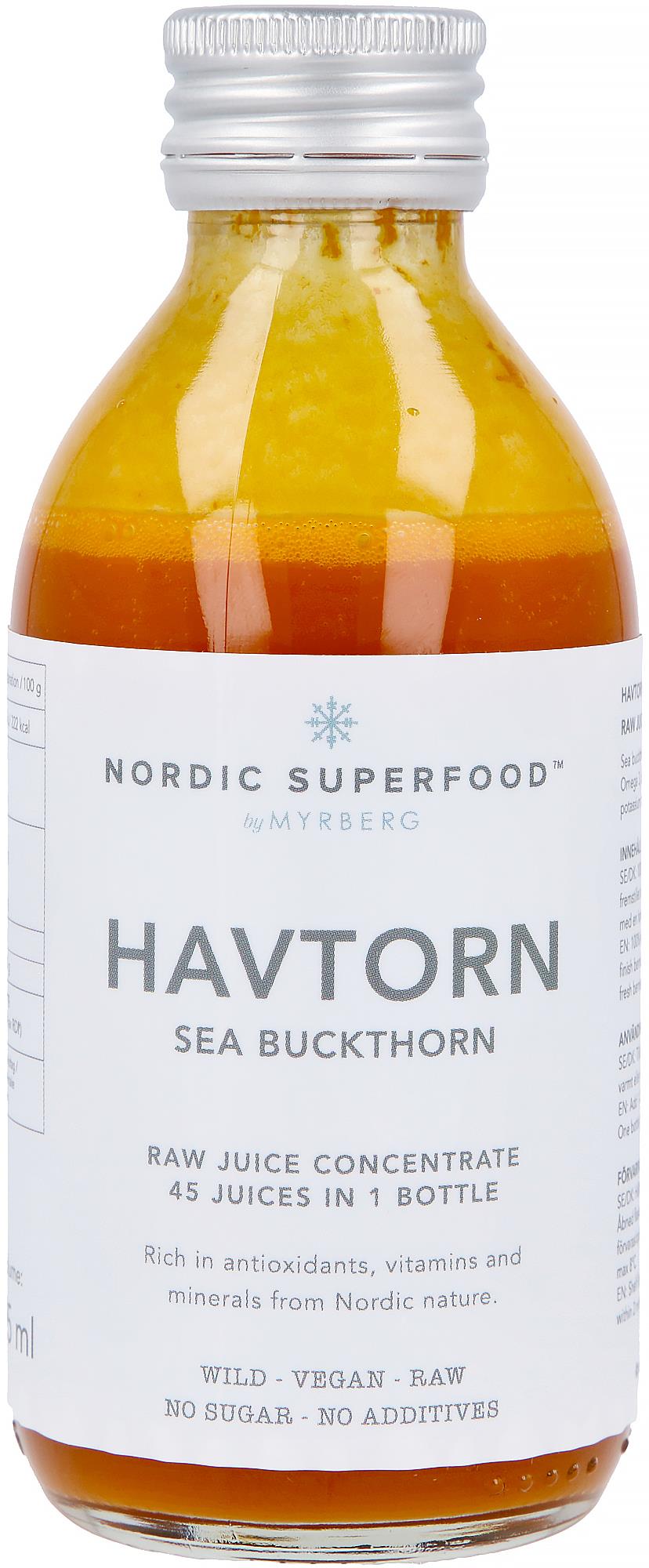 Nordic Superfood by Myrberg Rawjuice concentrate- Havtorn 195 ml | lyko.com