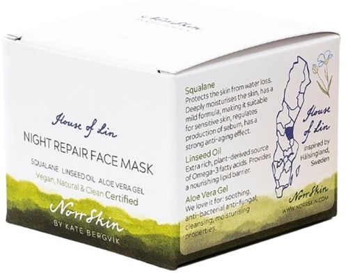 Norrskin House of Lin Natural Night Repair Face Mask 50 ml | lyko.com
