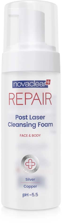 Novaclear Repair Post Laser Cleansing Foam Face & Body 150 ml | lyko.com