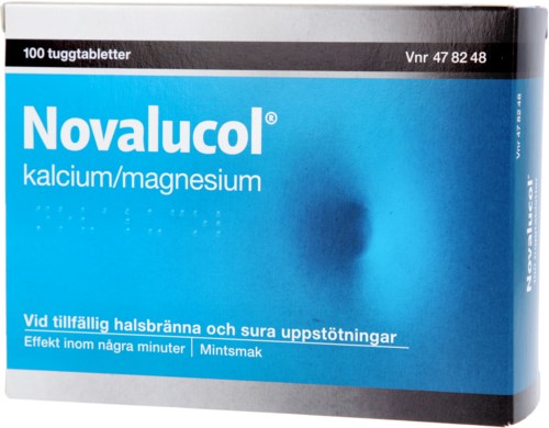Novalucol Tuggtablett 100 pcs | lyko.com