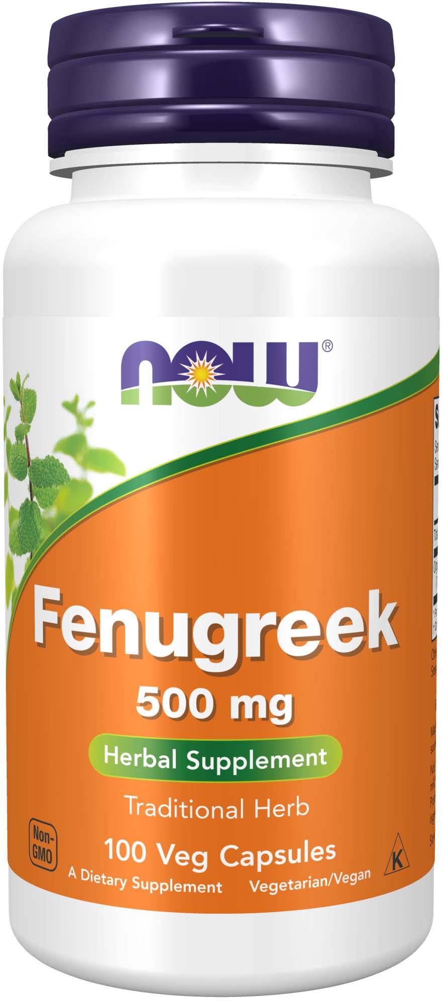NOW Fenugreek 500Mg 100 st | lyko.com
