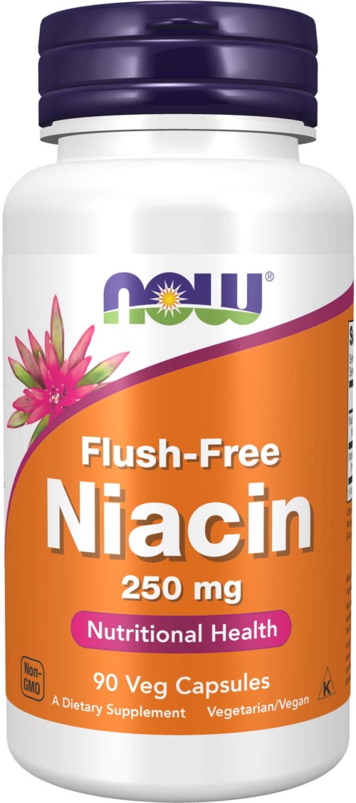 NOW Niacin Flush-Free 250 Mg 90 pcs | lyko.com