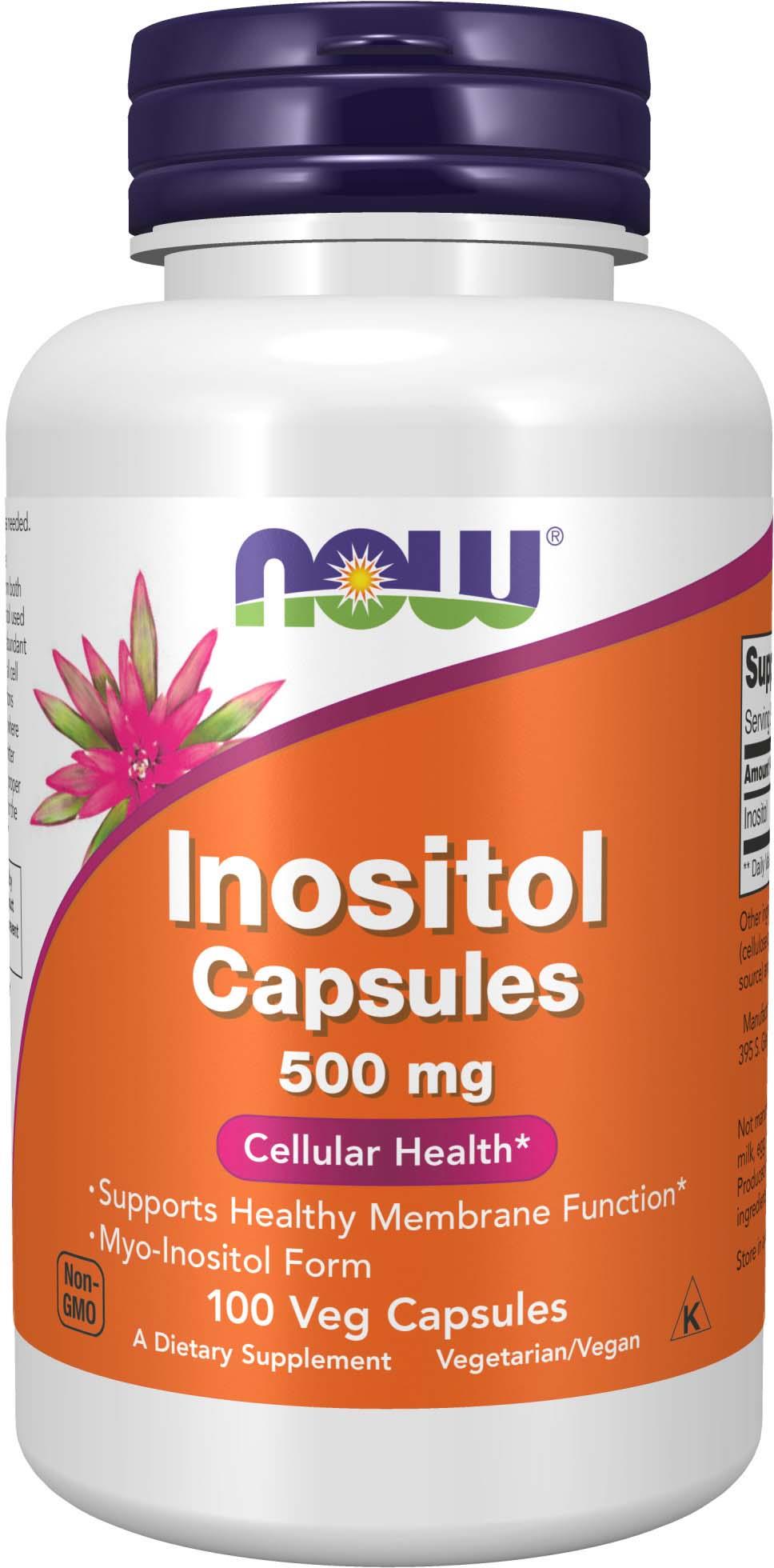 Now Inositol 500mg 100 Pcs