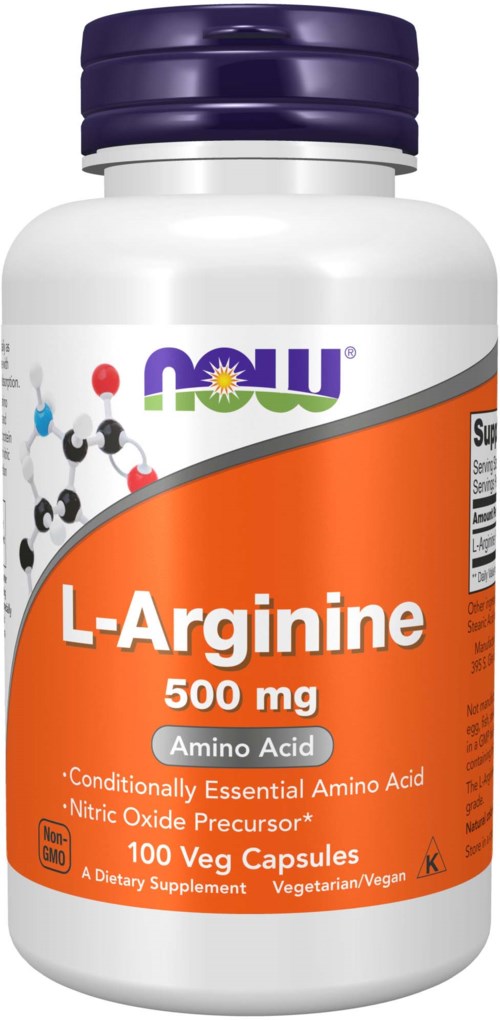 NOW L-Arginine 500Mg 100 st | lyko.com