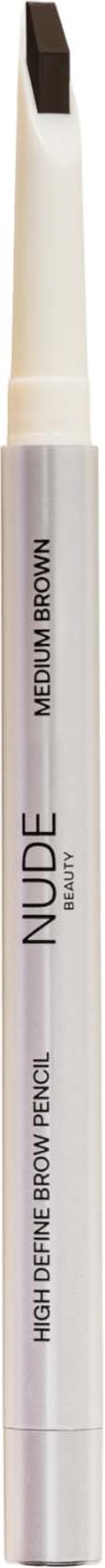 Nude Beauty High Define Brow Pencil Medium Brown | lyko.com
