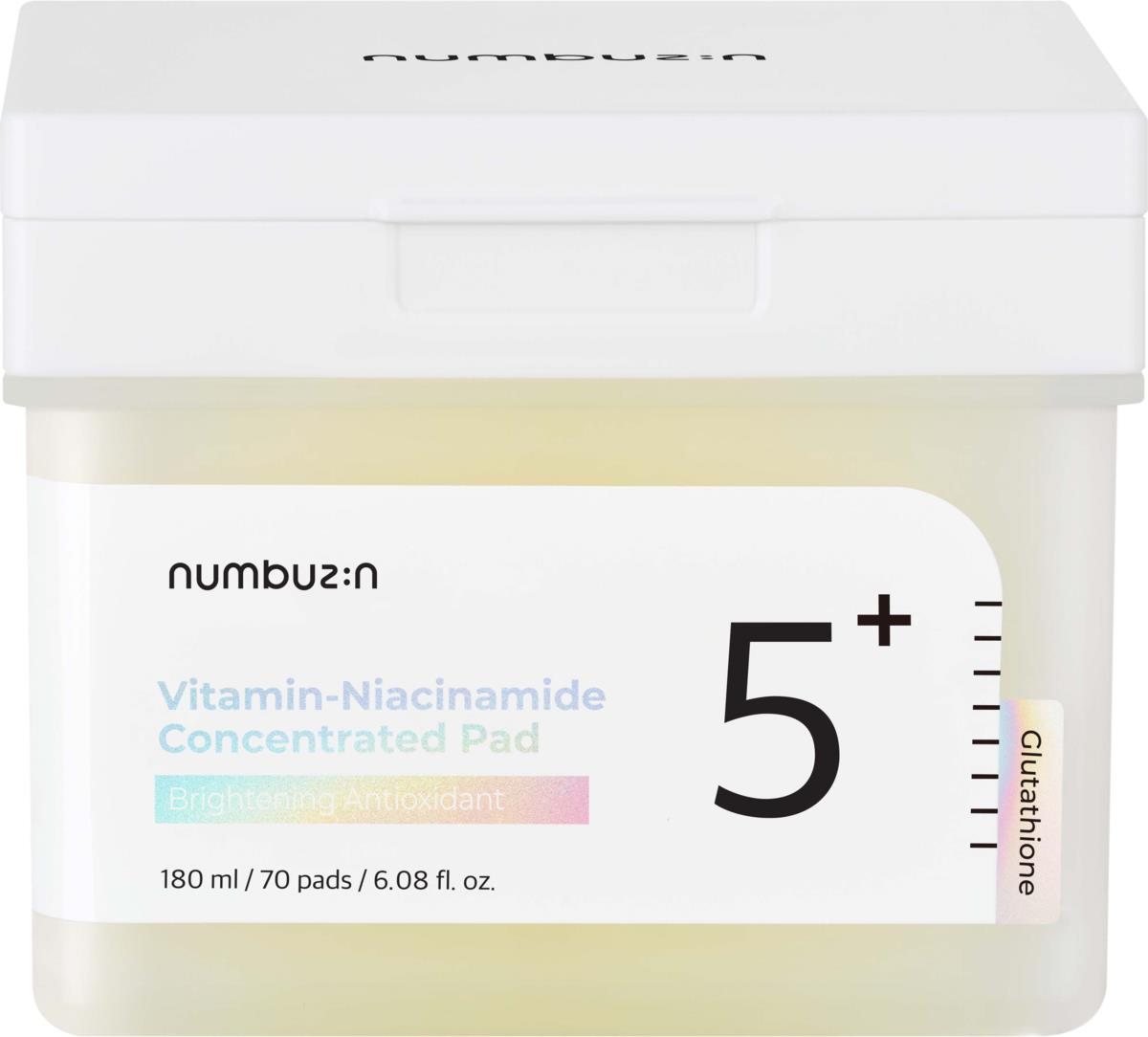 numbuzin No.5 Vitamin-Niacinamide Concentrated Pad (70 pads) 180 ml | lyko.com