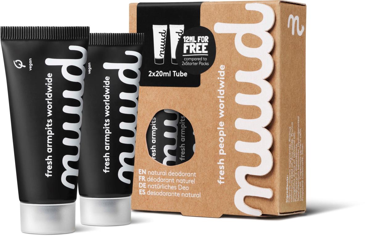 nuud Natural Deodorant Smarter Pack Black | lyko.com