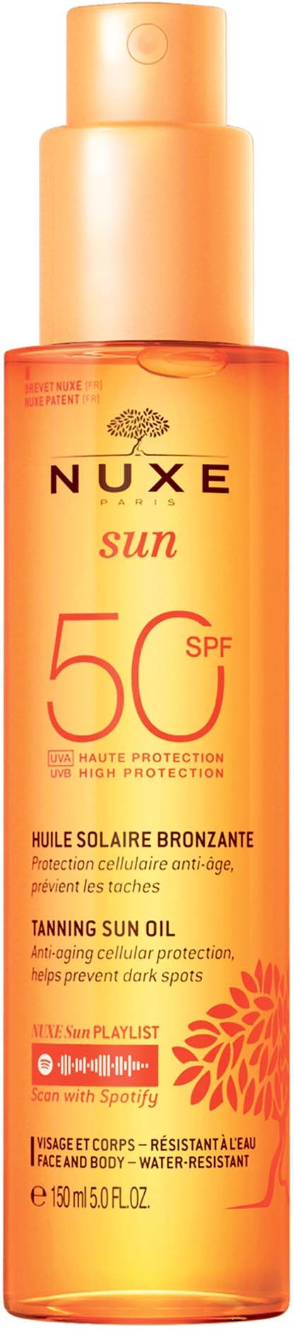 Nuxe Sun Tanning Sun Oil SPF50 150 ml | lyko.com