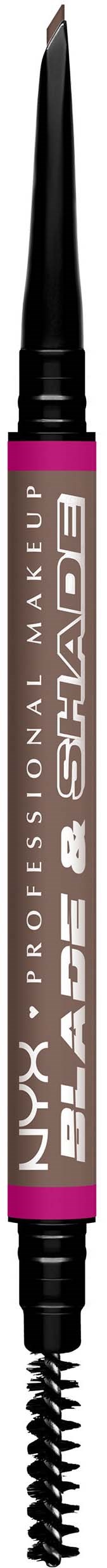 NYX PROFESSIONAL MAKEUP Blade & Shade Brow Pencil 03 Cool Ash Brown ...