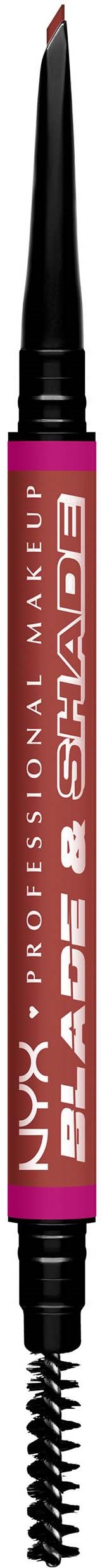 NYX PROFESSIONAL MAKEUP Blade & Shade Brow Pencil 06 Rich Auburn | lyko.com