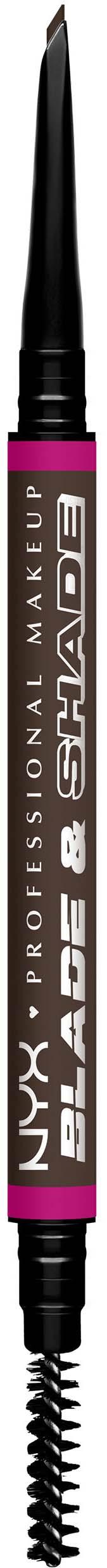 NYX PROFESSIONAL MAKEUP Blade & Shade Brow Pencil 07 Ash Brown | lyko.com