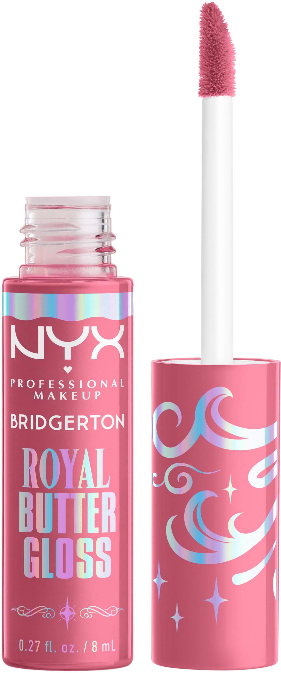 NYX PROFESSIONAL MAKEUP Bridgerton Royal Butter Gloss 1 Angel Food Cake ...