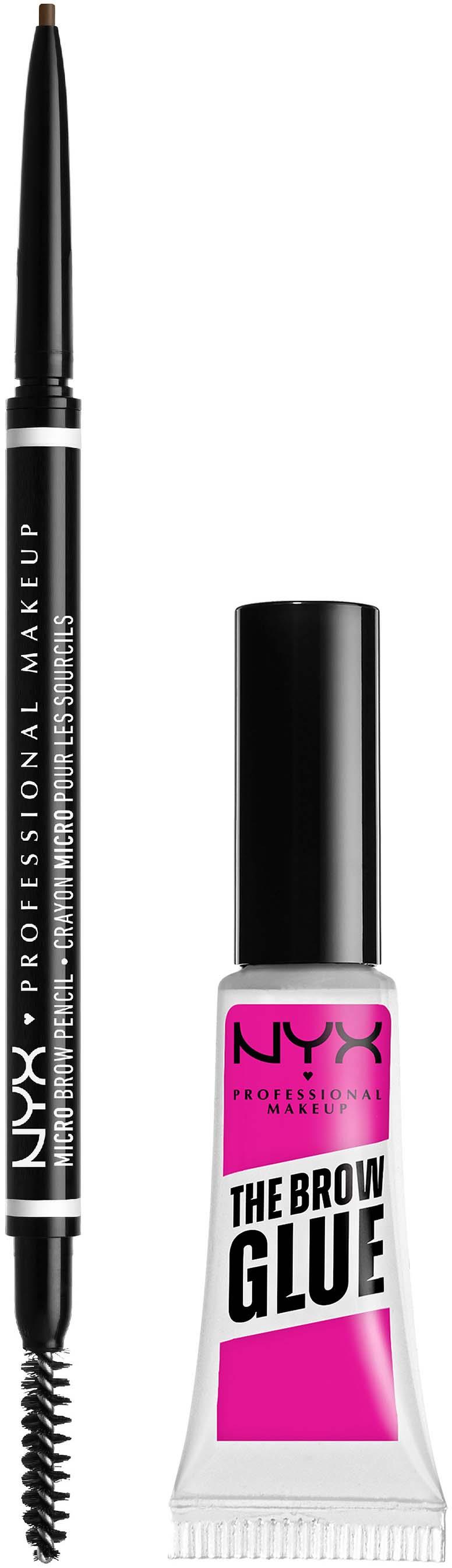 Nyx Professional Makeup Brows Routine Set Bundle The Brow Glue