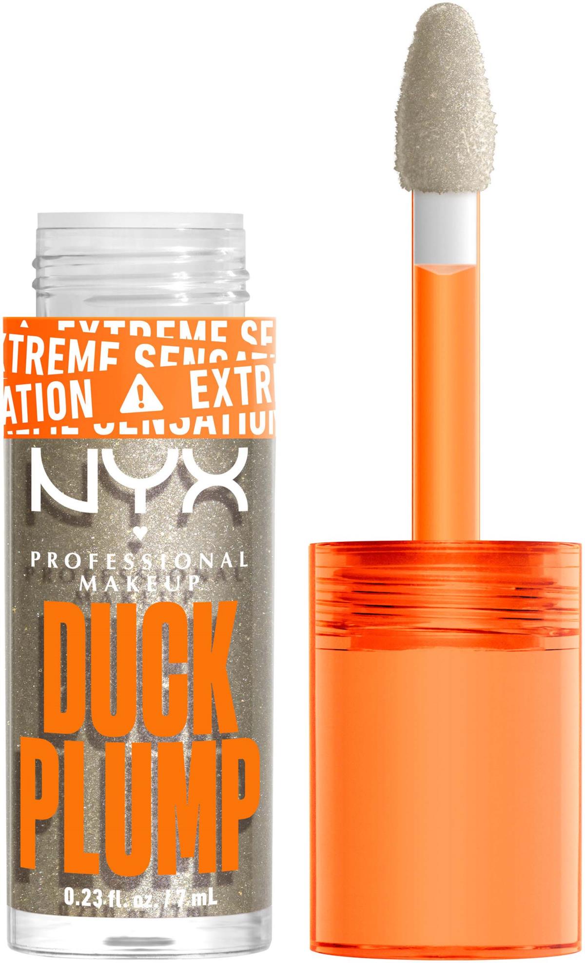 NYX PROFESSIONAL MAKEUP Duck Plump Trickz Lip Lacquer 20 Quazy Silver ...