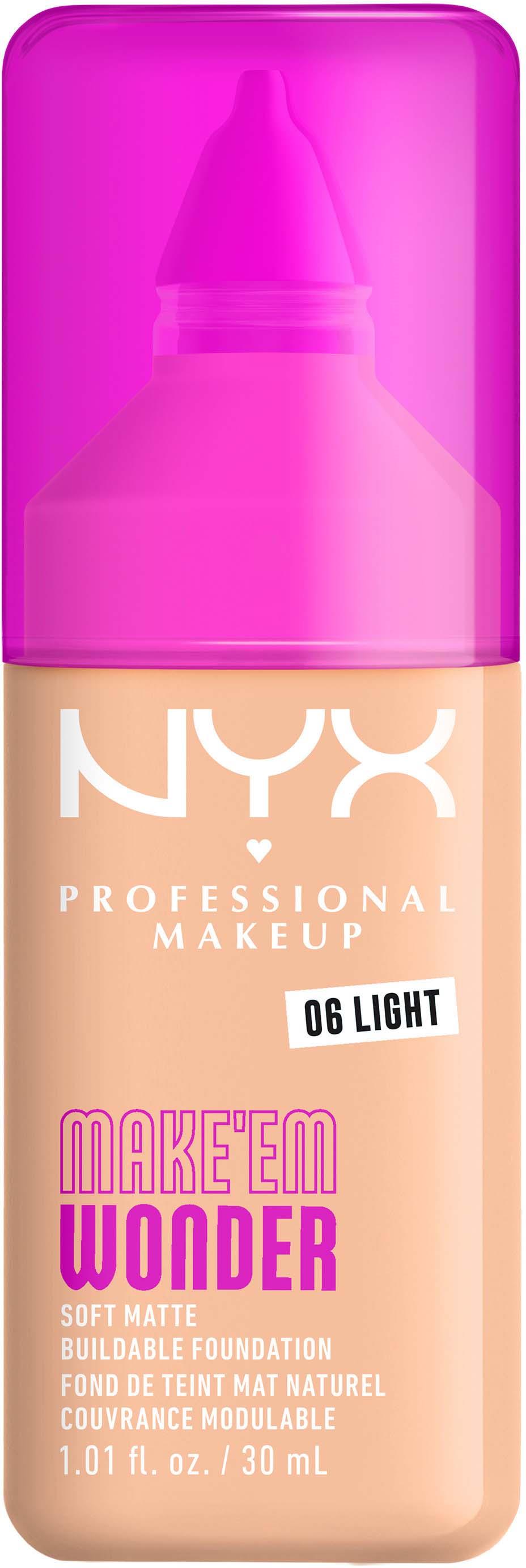 NYX PROFESSIONAL MAKEUP Make Em Wonder Foundation 06 Light | lyko.com