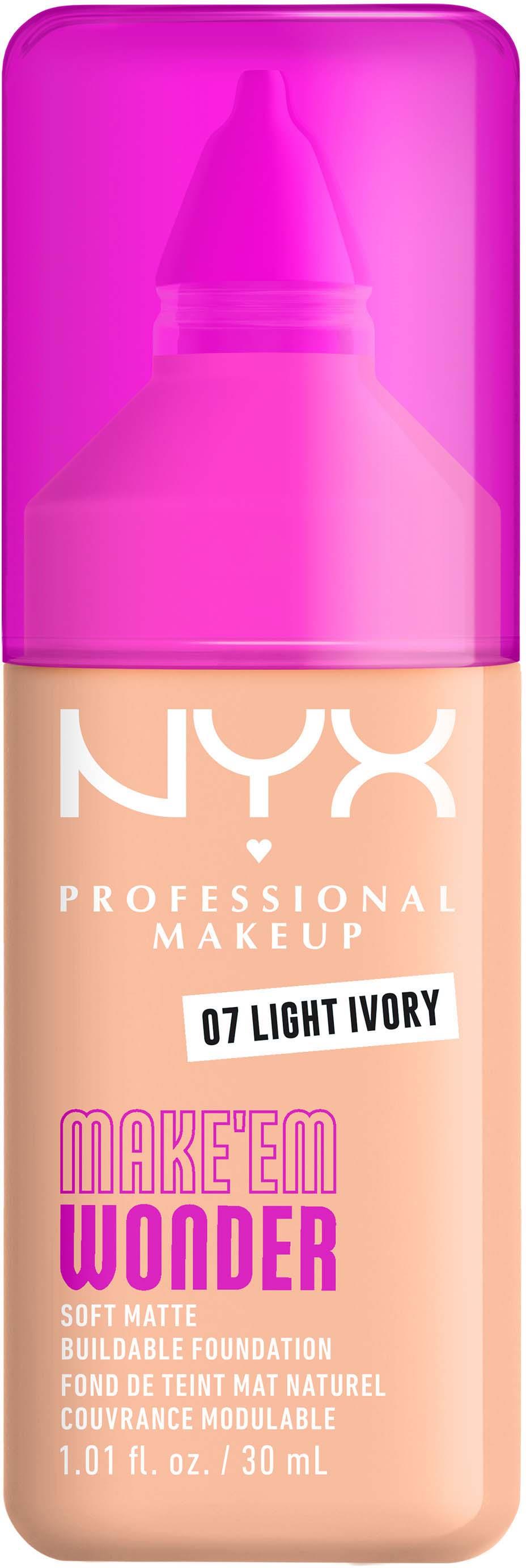 NYX PROFESSIONAL MAKEUP Make Em Wonder Foundation 07 Light Ivory | lyko.com