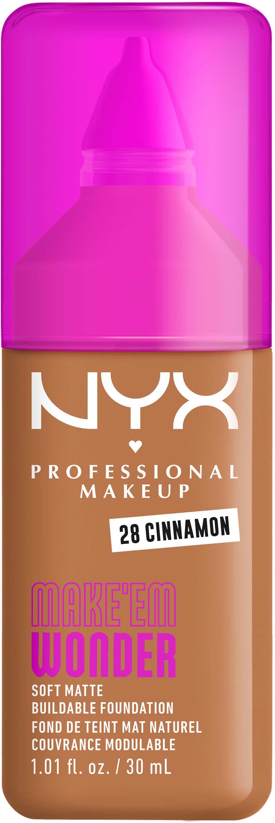 NYX PROFESSIONAL MAKEUP Make Em Wonder Foundation 28 Cinnamon | lyko.com