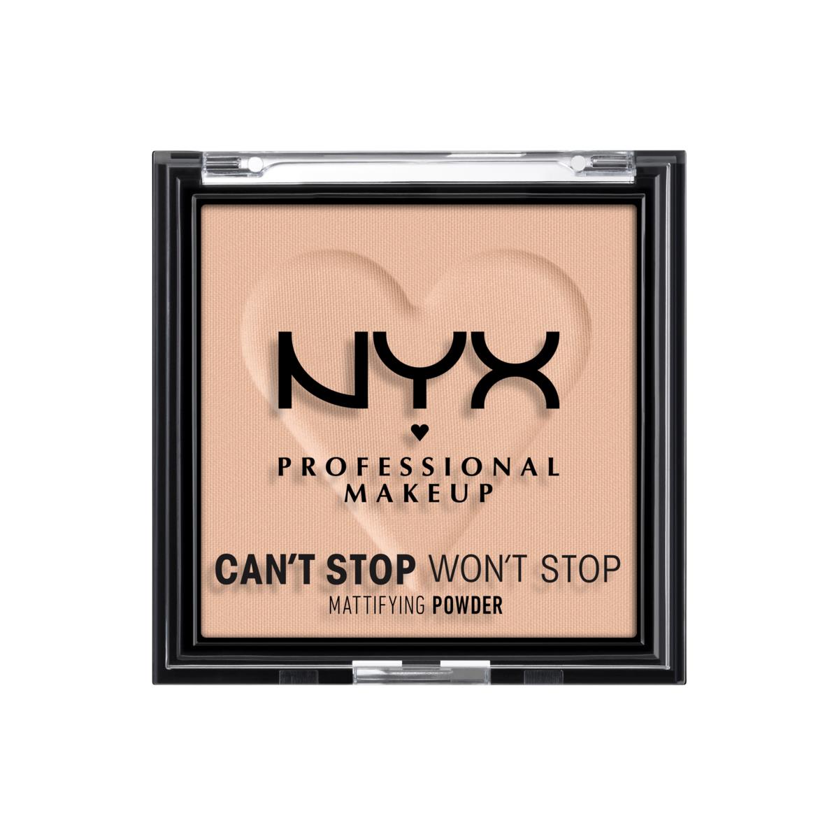NYX PROFESSIONAL MAKEUP Can’t Stop Won’t Stop Mattifying Powder Medium ...