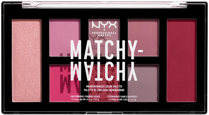 NYX PROFESSIONAL MAKEUP Matchy Matchy Monochromatic Color Palette Berry ...