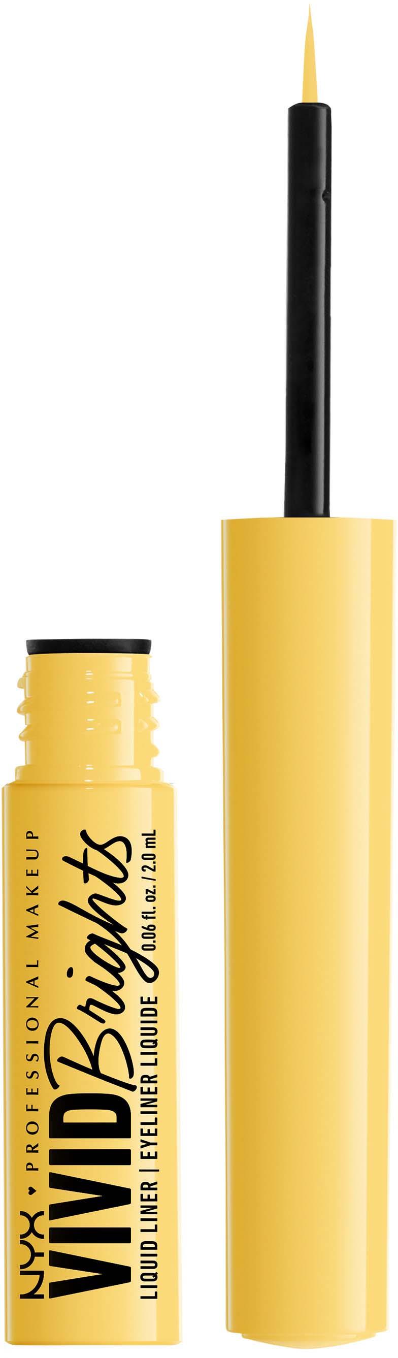 NYX PROFESSIONAL MAKEUP Vivid Brights Liquid Liner 03 Had Me At Yellow ...