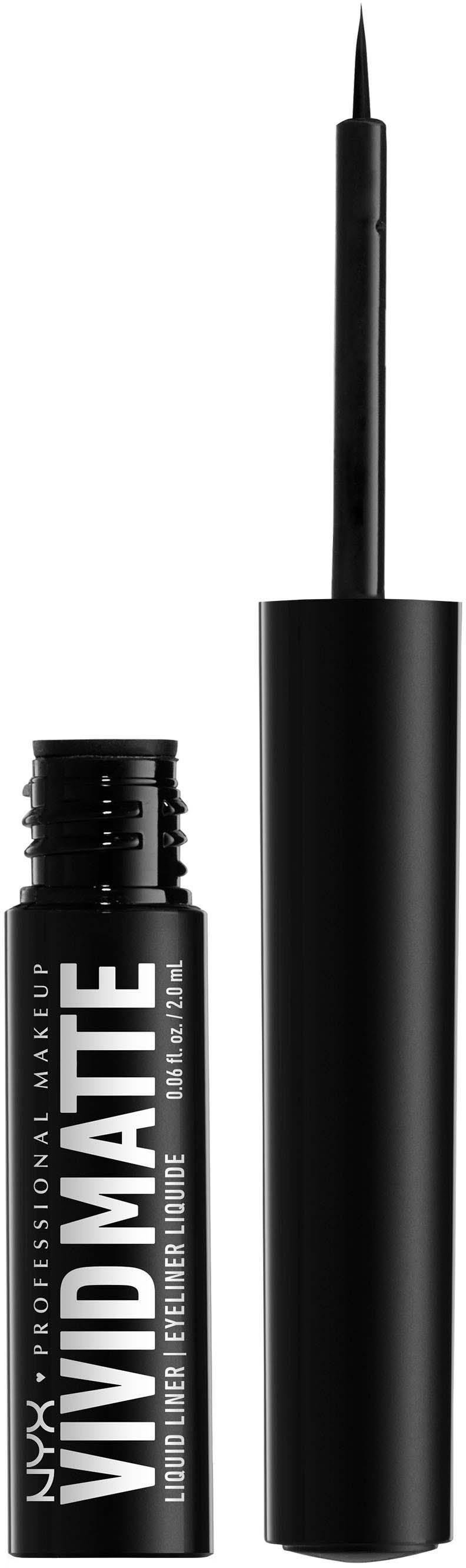 NYX PROFESSIONAL MAKEUP Vivid Matte Liquid Liner 01 Black | lyko.com