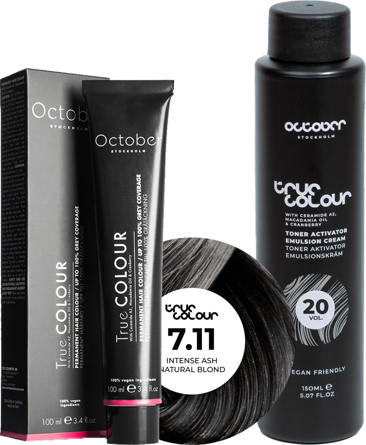 October Stockholm True Colour 20 Vol Colour Activator 150 ml & Colour ...