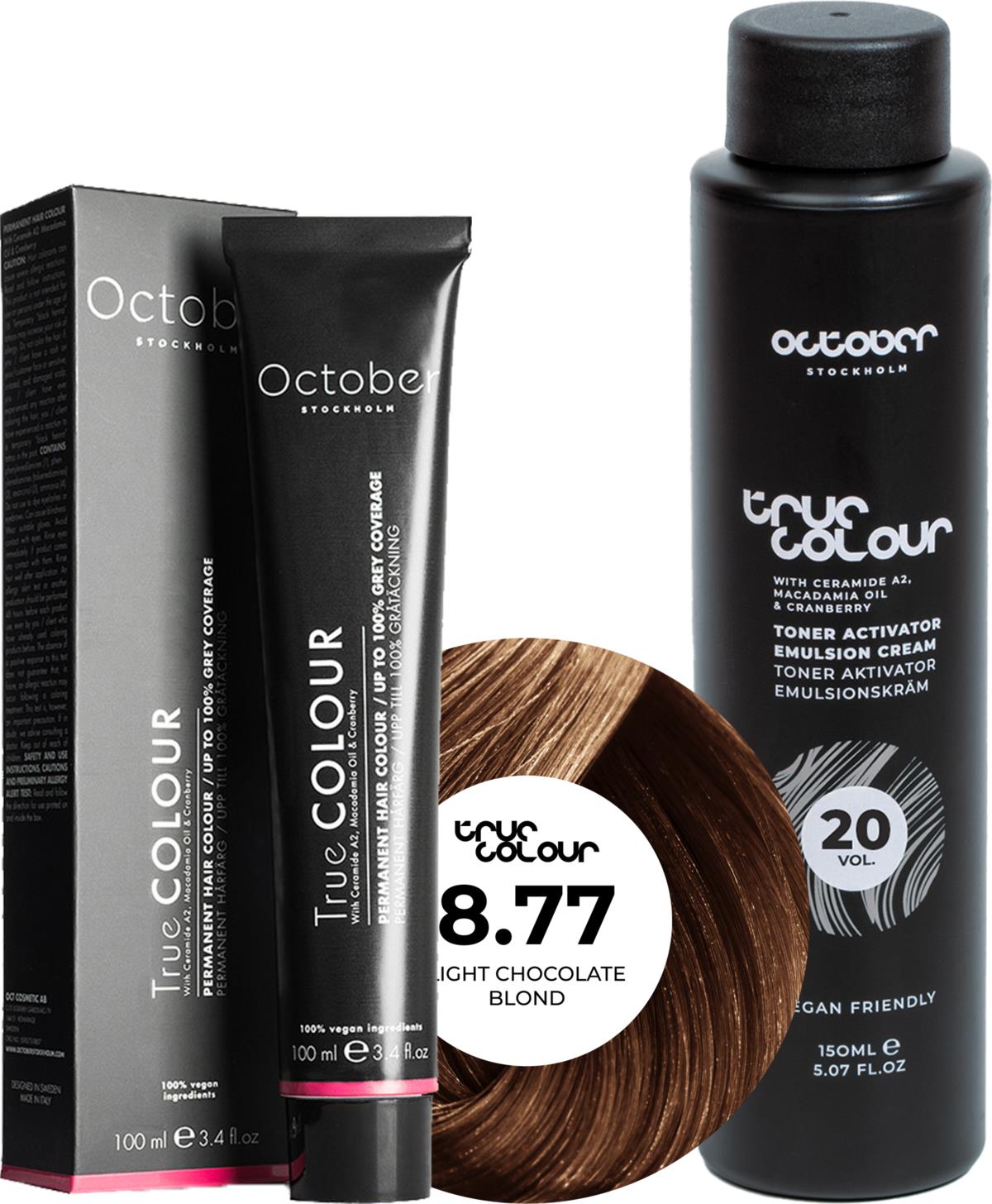 October Stockholm True Colour 20 Vol Colour Activator 150 ml & Colour ...