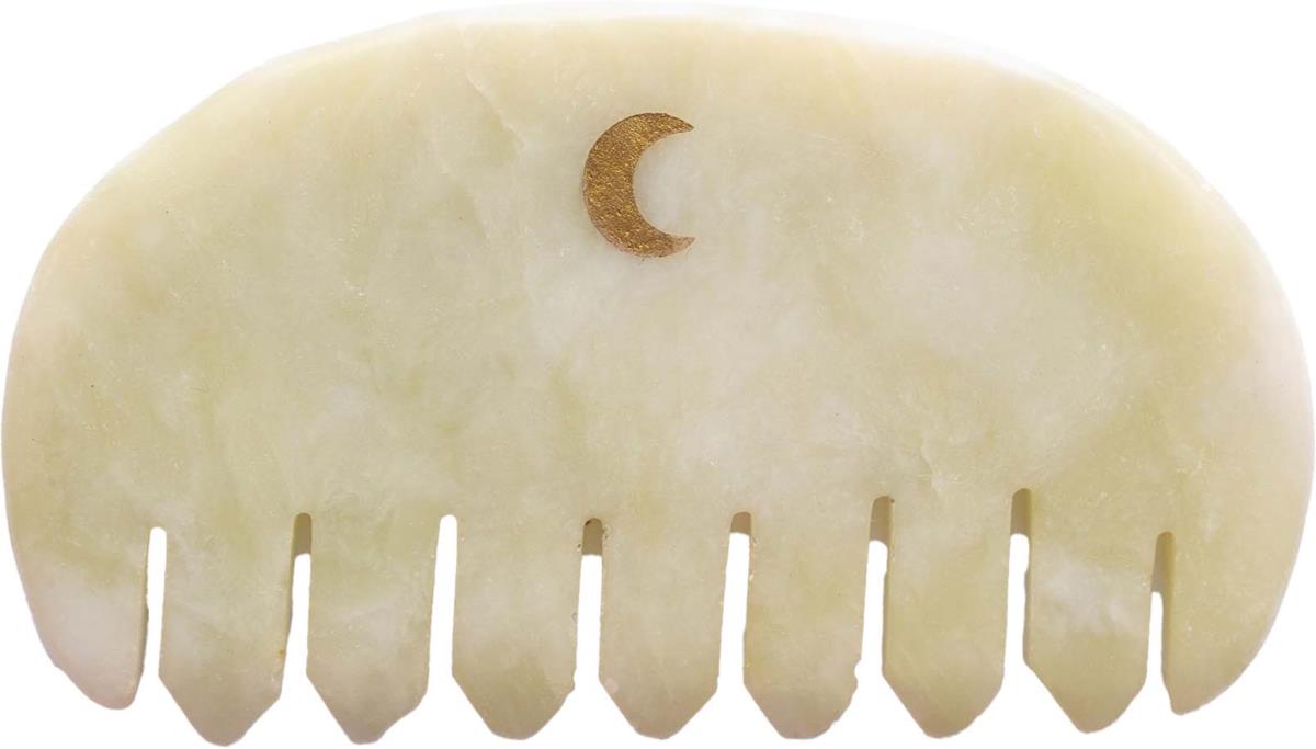 Oh La Moon Scalp Gua Sha Comb - Jade 57 g | lyko.com