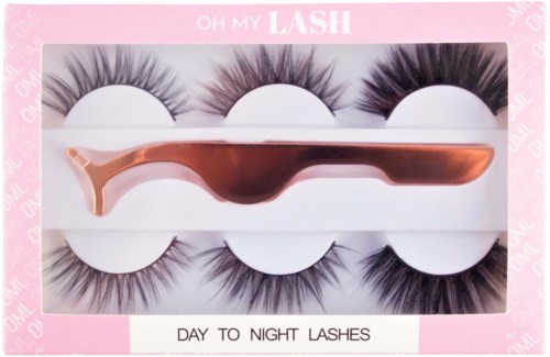 Oh My Lash Faux Mink Strip Lashes Day To Night Set 4Pc (3 X Lashes 1 X Applicator) | lyko.com