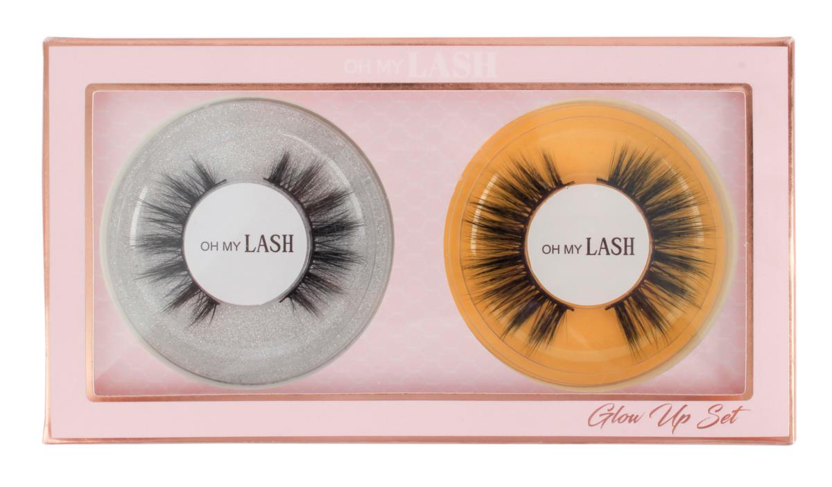 Oh My Lash Faux Mink Strip Lashes Glow Up Set 2Pc (2 X Lashes) | lyko.com