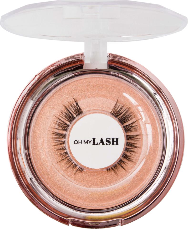Oh My Lash Faux Mink Strip Lashes Iconic Plastic Re Useable Case