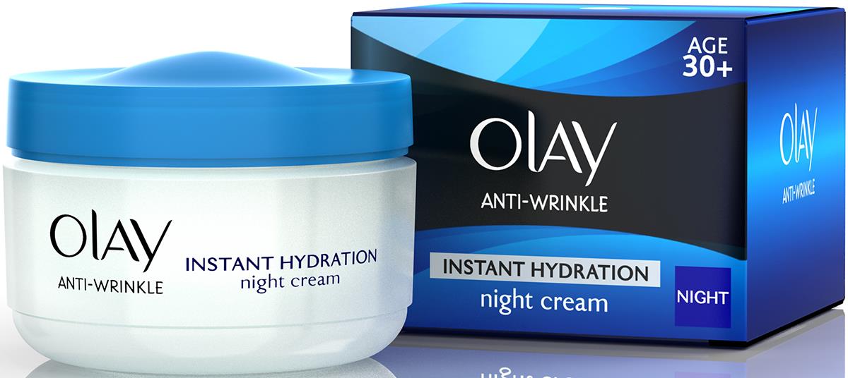 Olay Anti-Wrinkle Instant Hydration Night Cream 50 ml | lyko.com