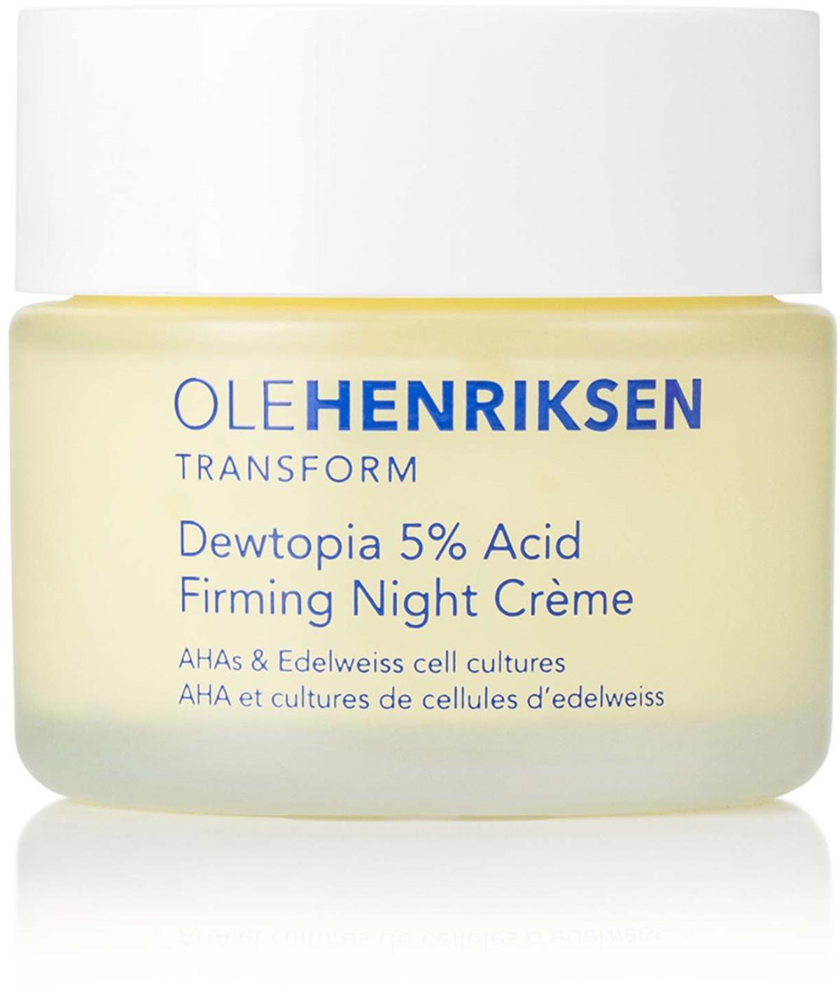 Ole Henriksen Transform Dewtopia 5% Acid Firming Night Crème 50 ml ...